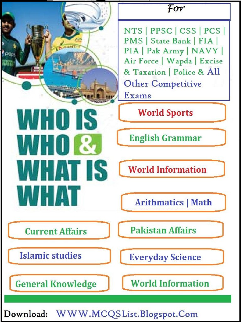 Who and What Is What Book by Dogar Sons PDF | PDF