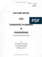 Transportation Engineering I Notes by Sumit Paudel (Nec) PDF | PDF