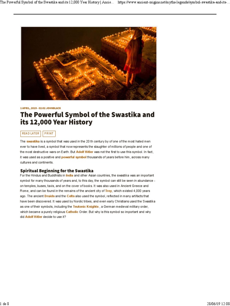 The Powerful Symbol of The Swastika and Its 12,000 Year History ...