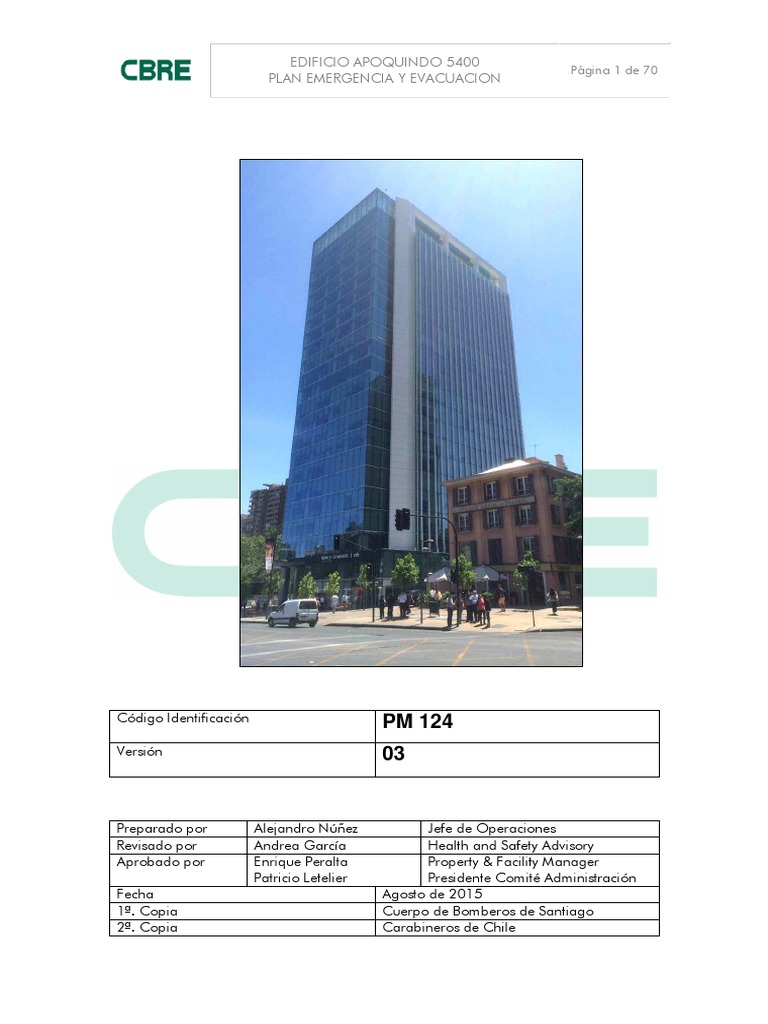 Edificio Apoquindo 5400 PEE 2015 | PDF | Ascensor | Condominio