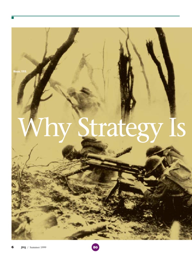 Why Strategy Is Difficult Collin S. Gray | PDF | On War | Military Strategy