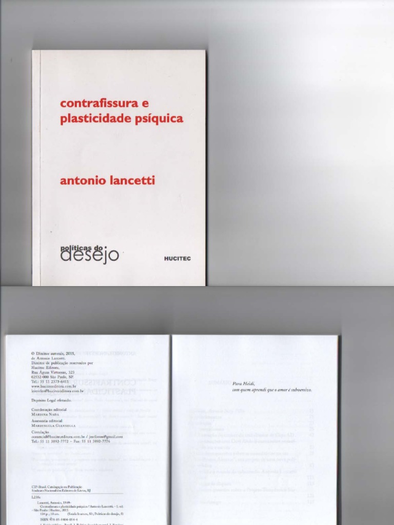 Contrafissura e Plasticidade Psiquica Cap3 Cap4 | PDF | Saúde Mental