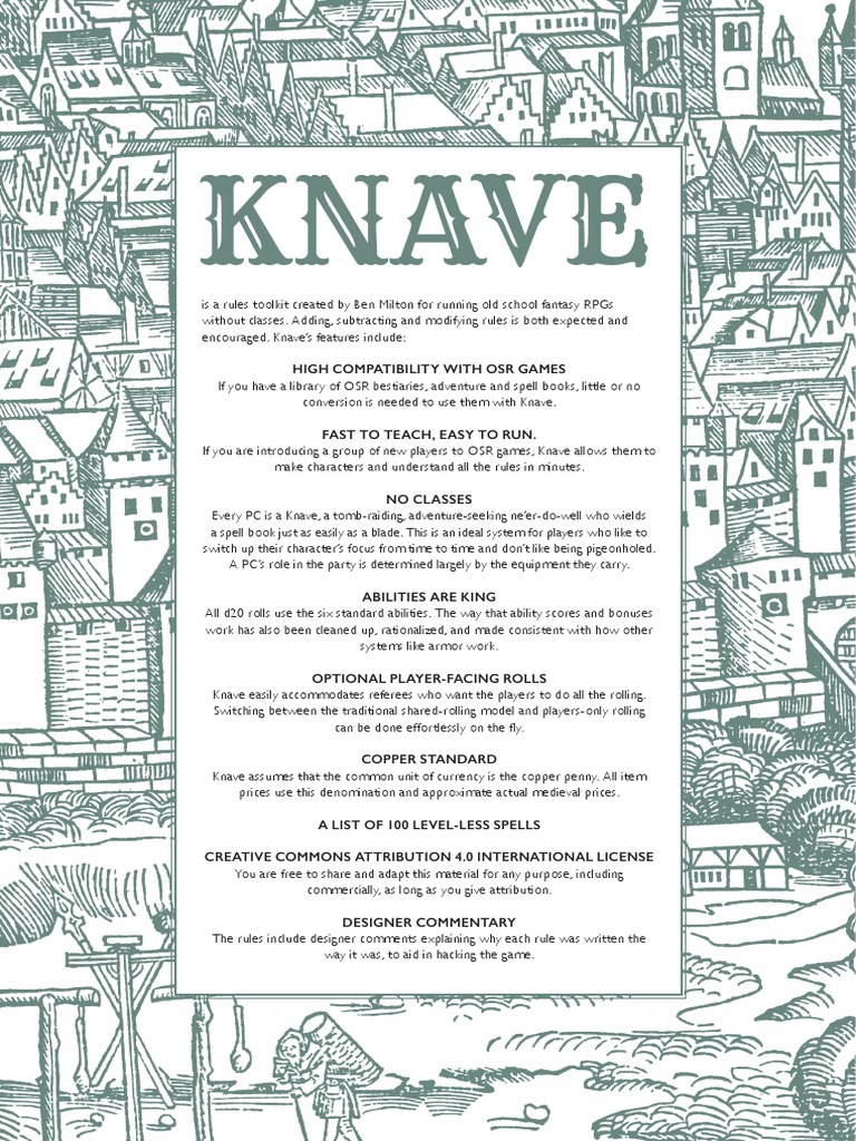 Knave A4 Layout PDF | PDF | Dungeons & Dragons | Leisure