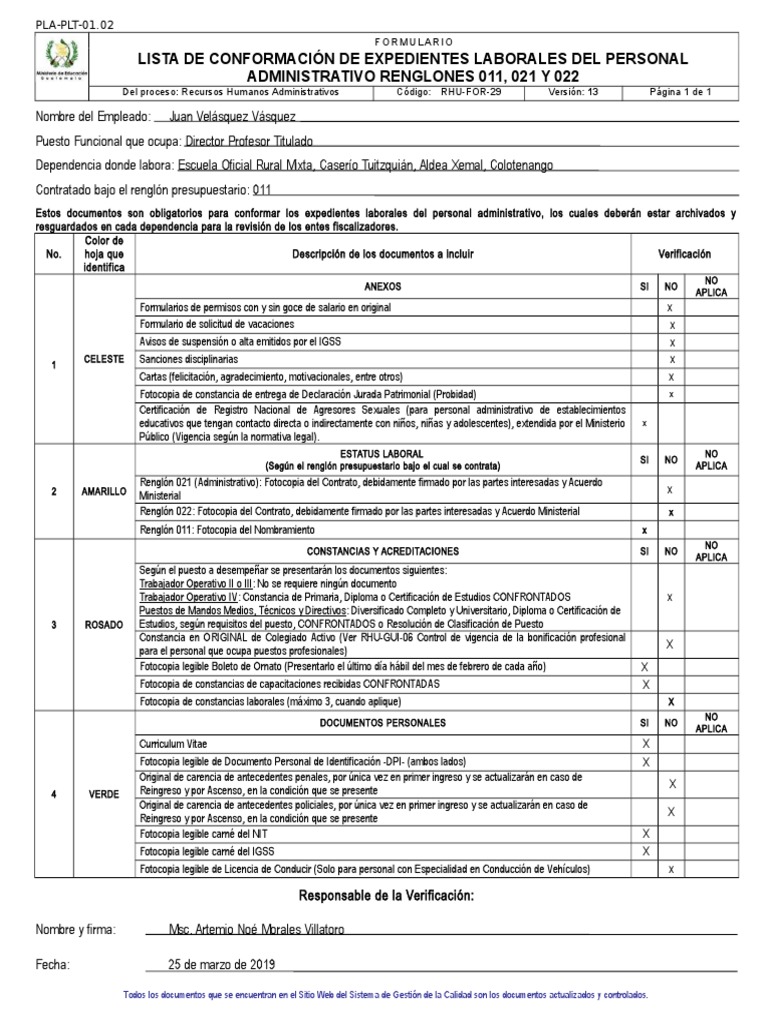 For 29 Actualizado | PDF | Gobierno