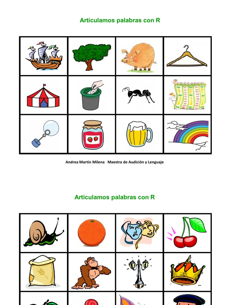 Articulamos Palabras Con R | PDF