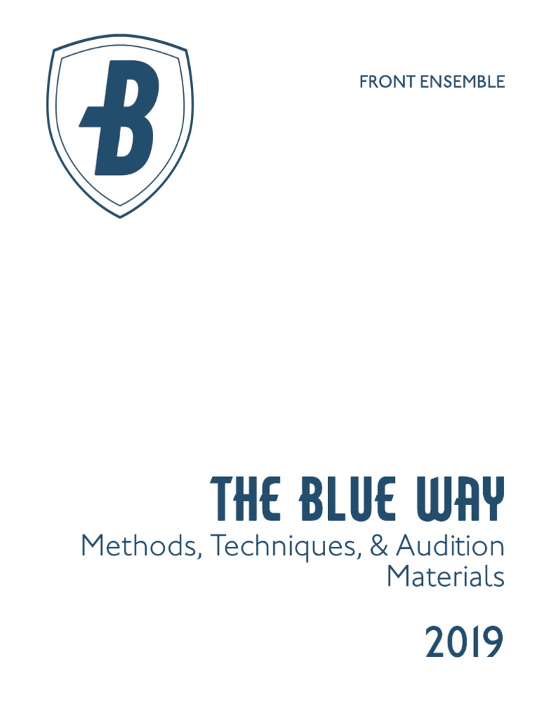Blue Way Front Ensemble | PDF