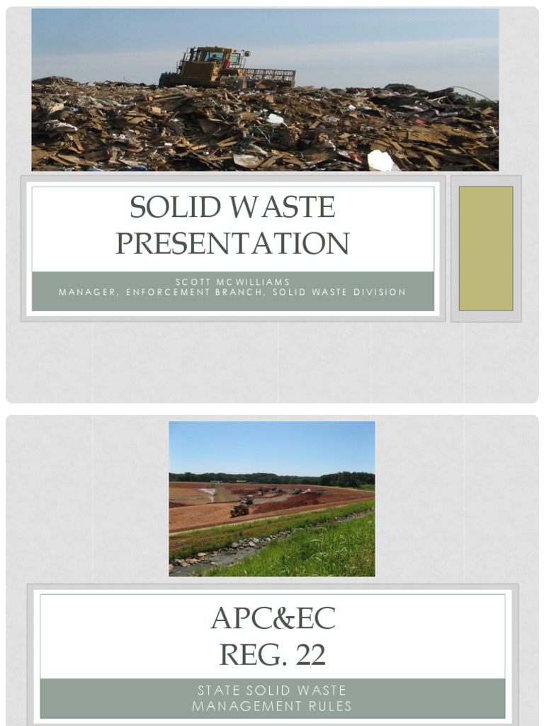 Solid Waste Presentation 6-23-14 PDF | PDF | Municipal Solid Waste | Waste