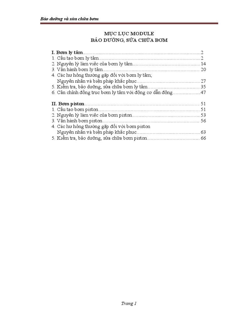 BDSC Bơm - 67.5 | PDF