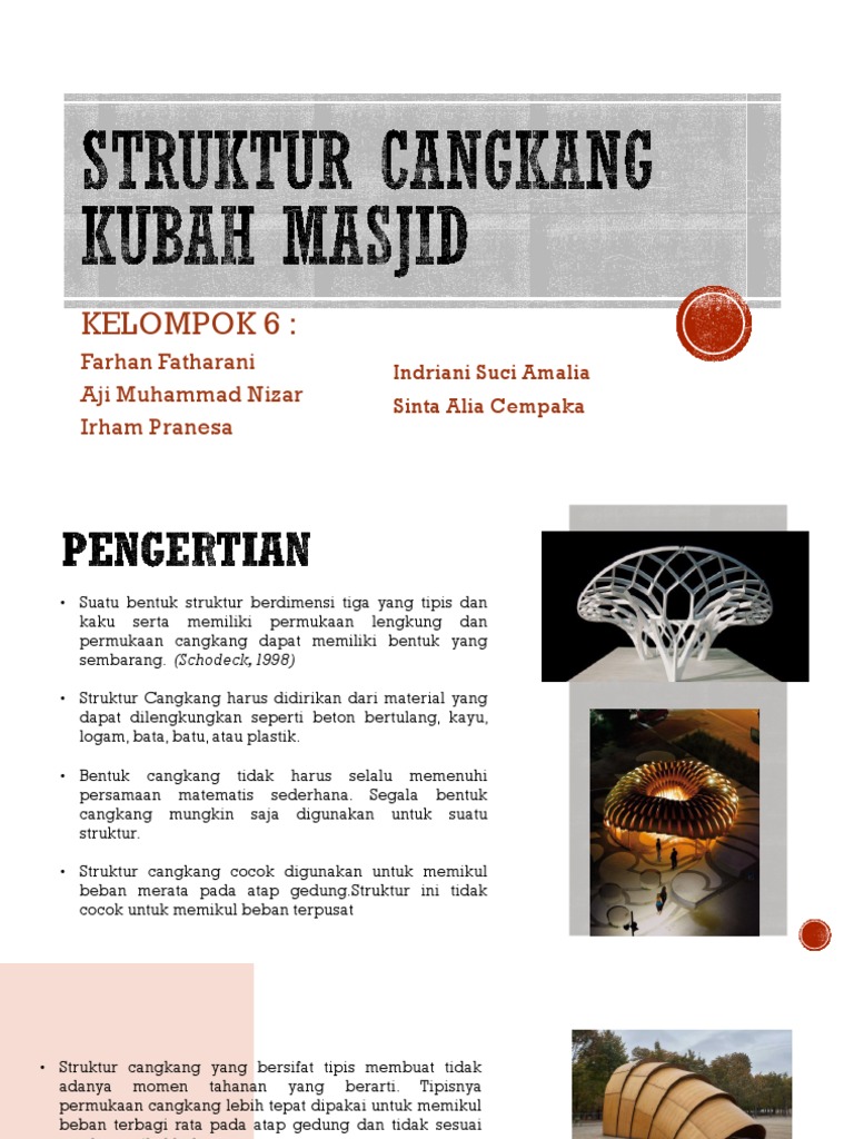 Struktur Cangkang Kubah | PDF