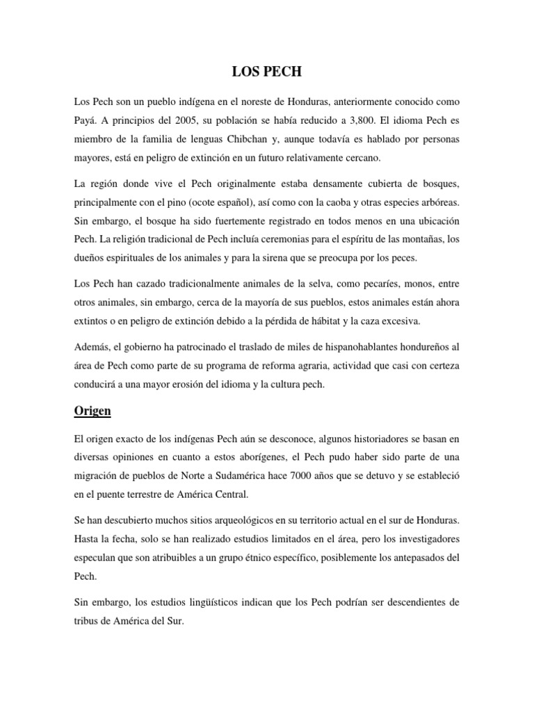 Los Pech | PDF | Maíz | Agricultura