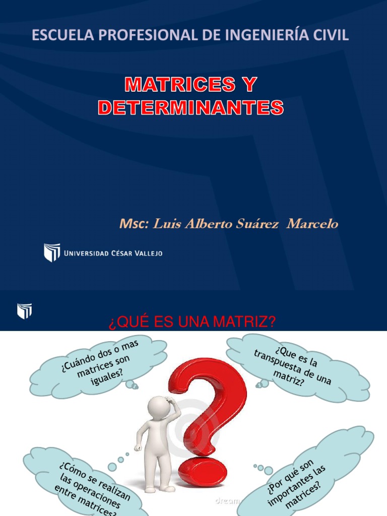 Matrices y Determinantes | PDF | Determinante | Matriz (Matemáticas)