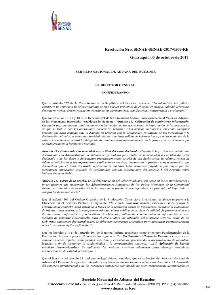 Duda Razonable PDF | PDF | aduana | El comercio internacional