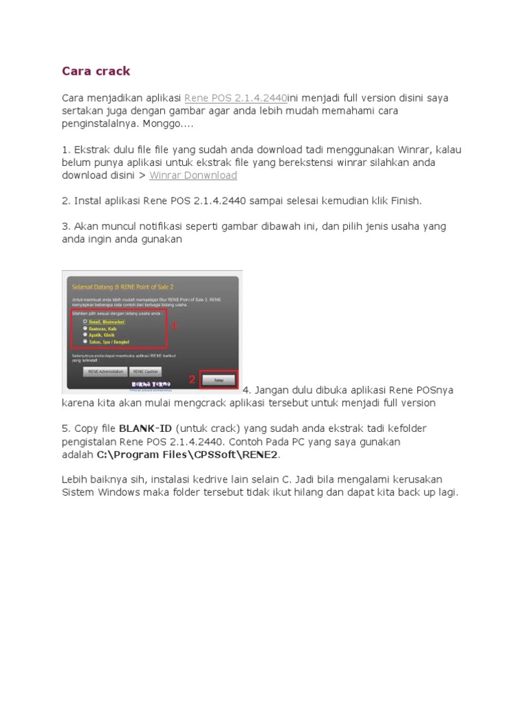 Crack Rene Pos | PDF