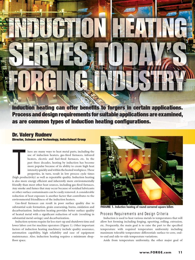 Benefits of induction heating for metal forging applications | PDF ...