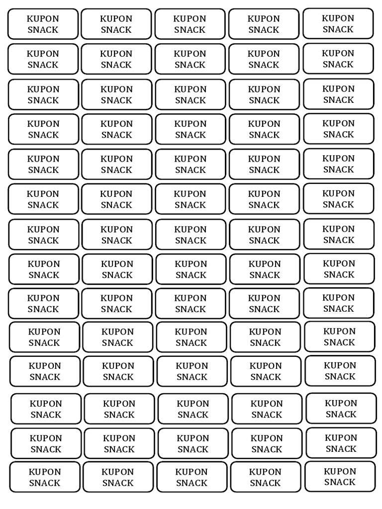 kUPON SNACK | PDF