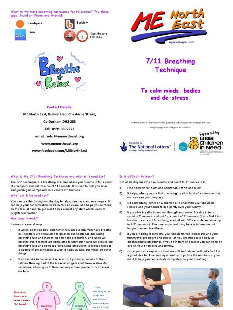 7 11 Breathing Booklet PDF | PDF | Heart Rate | Breathing