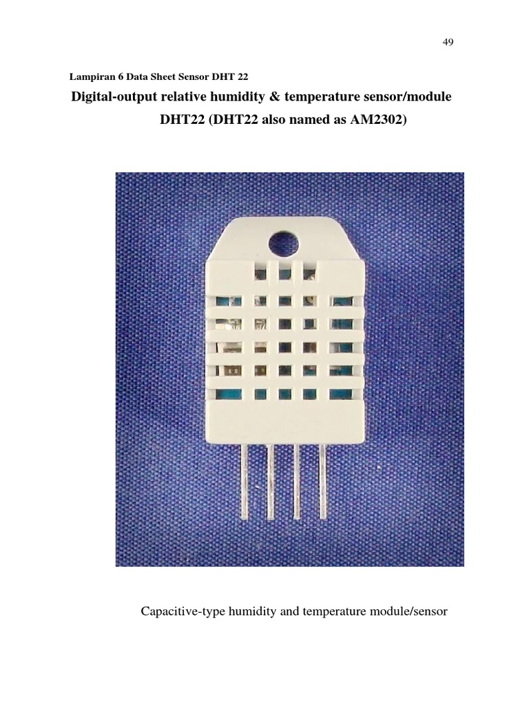 Digital-Output Relative Humidity & Temperature Sensor/module DHT22 ...