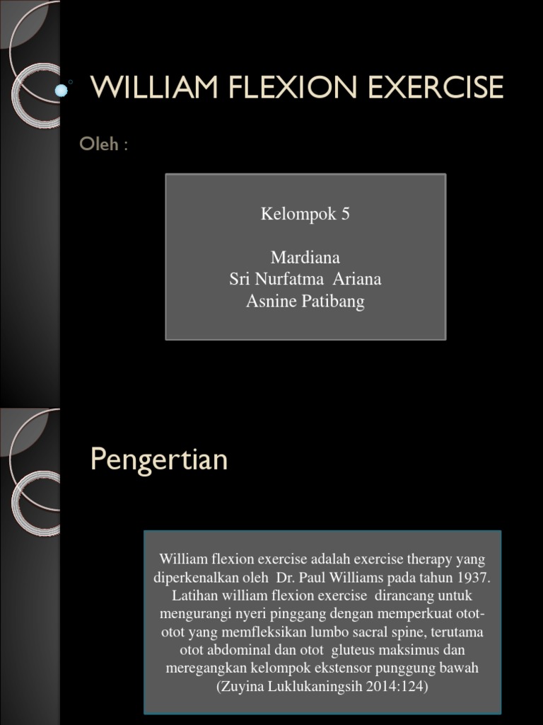 William Flexion Exercise | PDF