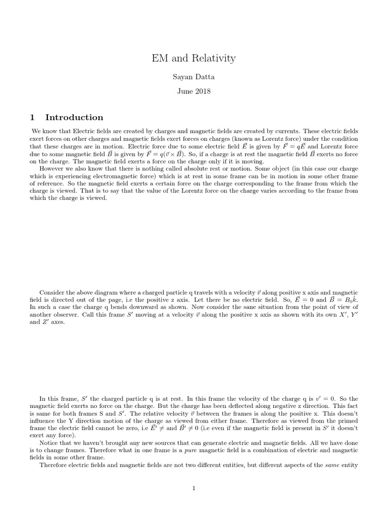 Sayan Datta PDF | PDF | Magnetic Field | Force Sayan Datta PDF | PDF | Magnetic Field | Force
