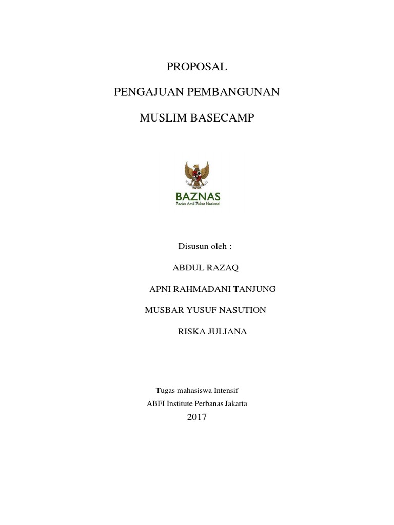 Contoh Membuat Proposal Manajemen Proyek | PDF