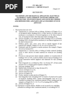 HS Codes for Machinery and Equipment | PDF | Crane (Machine) | Gear