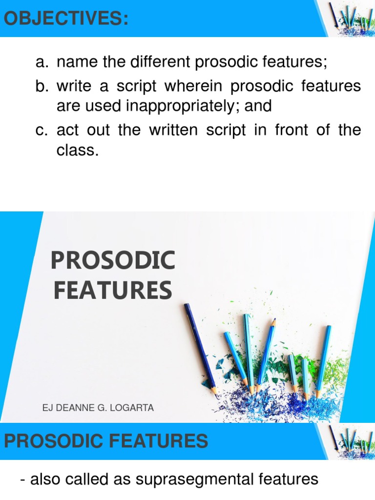 Prosodic Feature PPT Demo Teaching | PDF | Linguistics | Semiotics