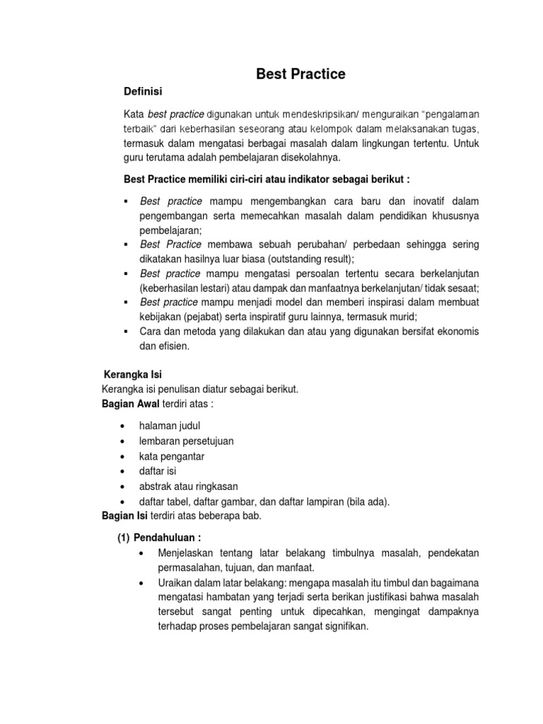 Best Practice | PDF