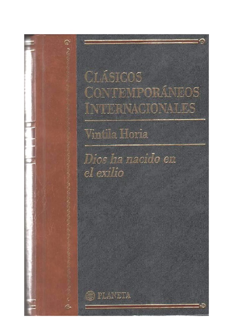Vintila Horia - Dios Ha Nacido en El Exilio | PDF