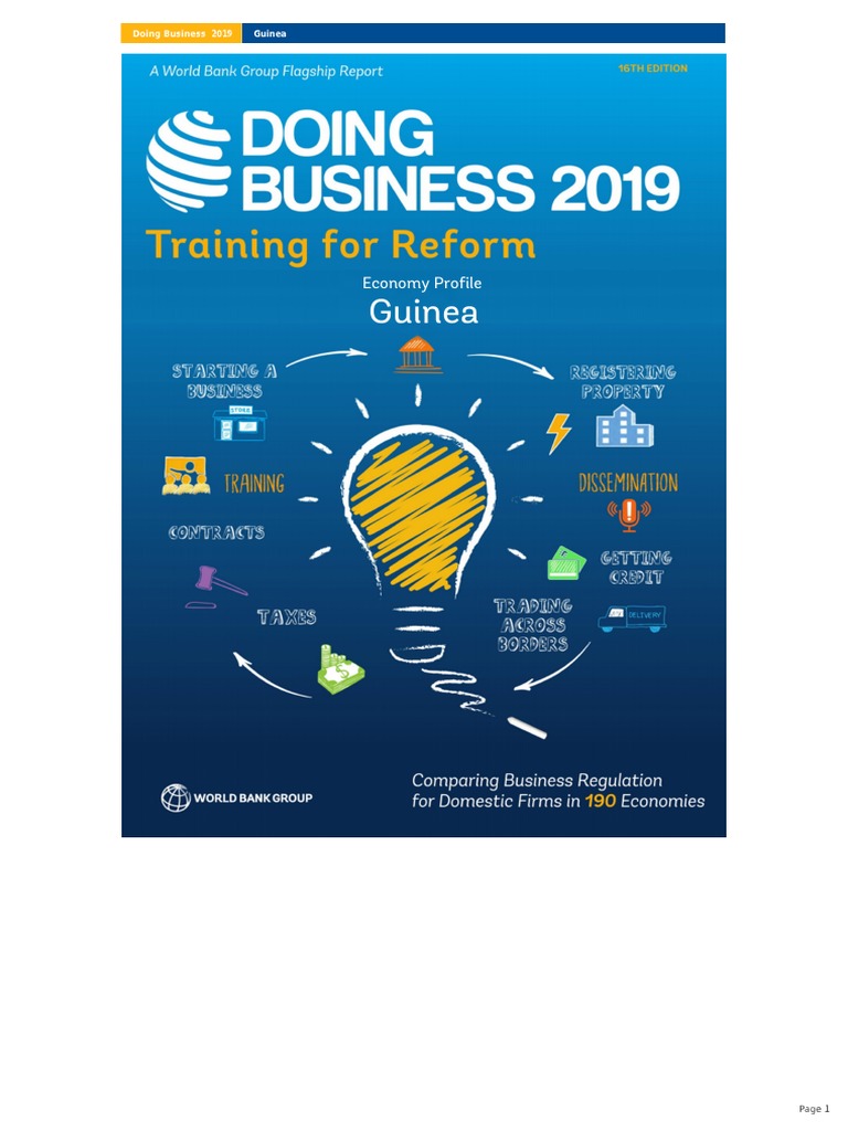 Guinea Economy Profile 2019 Insights | PDF | Business | Economies
