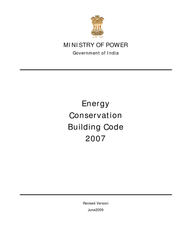 ECBC Version June 2009 (All Changed Text) | PDF | Hvac | Building ...