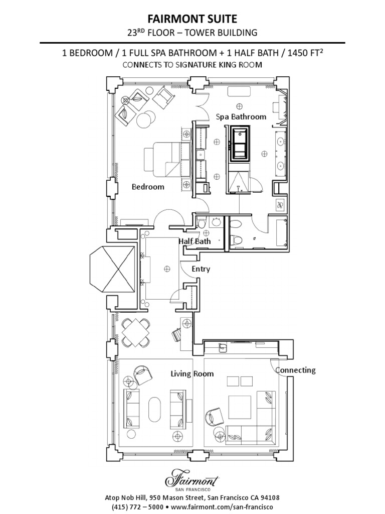 Fairmont Suite Floor Plan | PDF