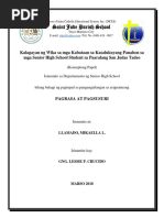 Position Paper Outline (Tagalog) | PDF