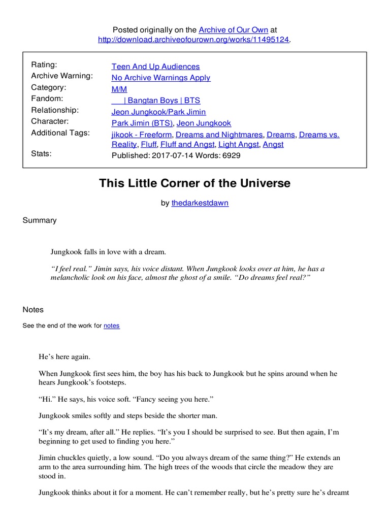 This Little Corner | PDF | Dream | Sleep