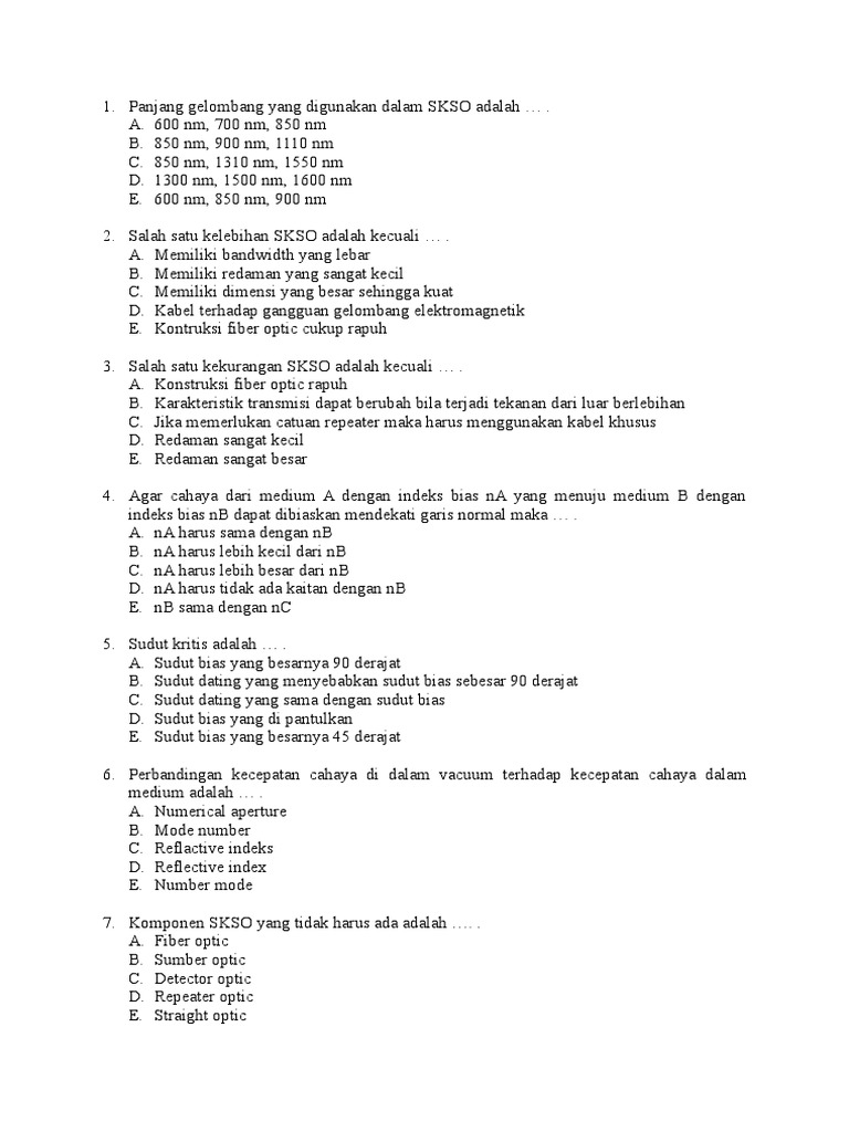 Contoh Soal Tekwan | PDF
