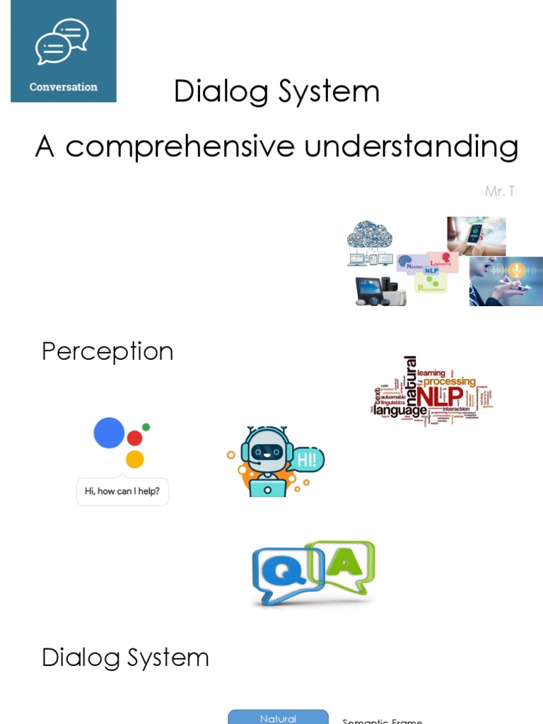 Dialog System A Comprehensive Understanding | PDF | Linguistics ...
