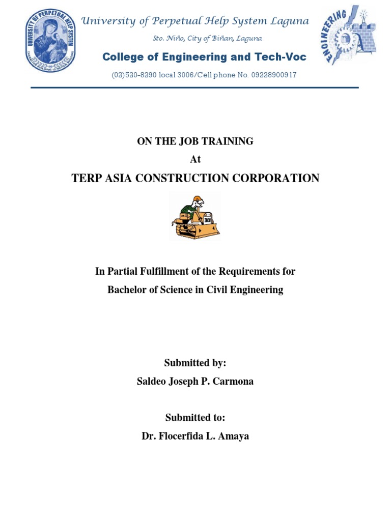 Terp Asia Construction Corporation: College of Engineering and Tech-Voc ...