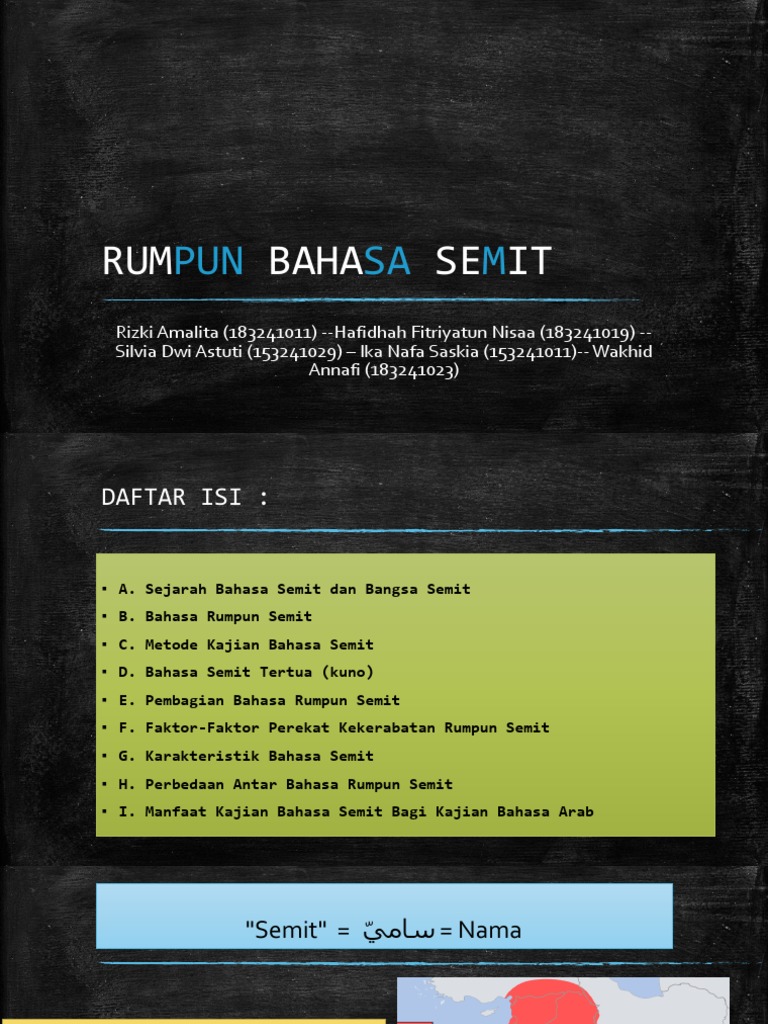 Sejarah dan Karakteristik Bahasa Semit | PDF