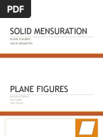 Solid Mensuration Problems and Answers | PDF | Area | Classical Geometry