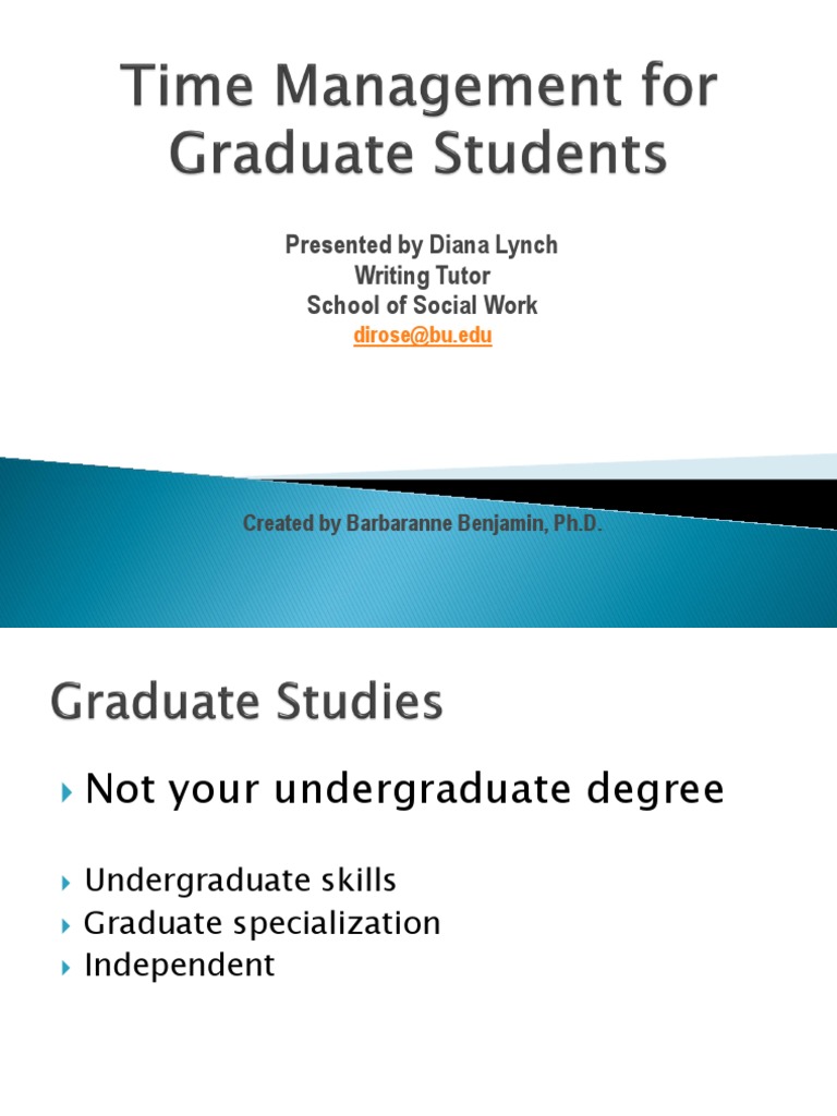 Time Management 1 | PDF | Time Management | Professional Skills
