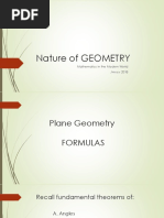 Geometry Formulas PDF | PDF | Area | Volume