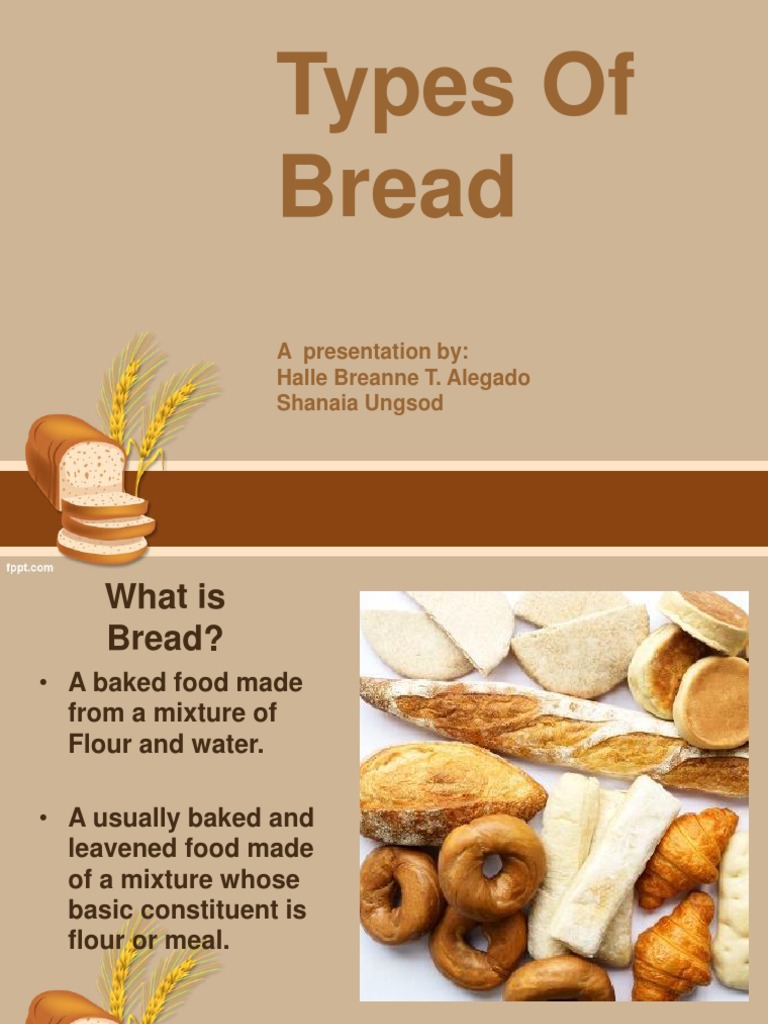 Types of Bread | PDF | Breads | European Cuisine