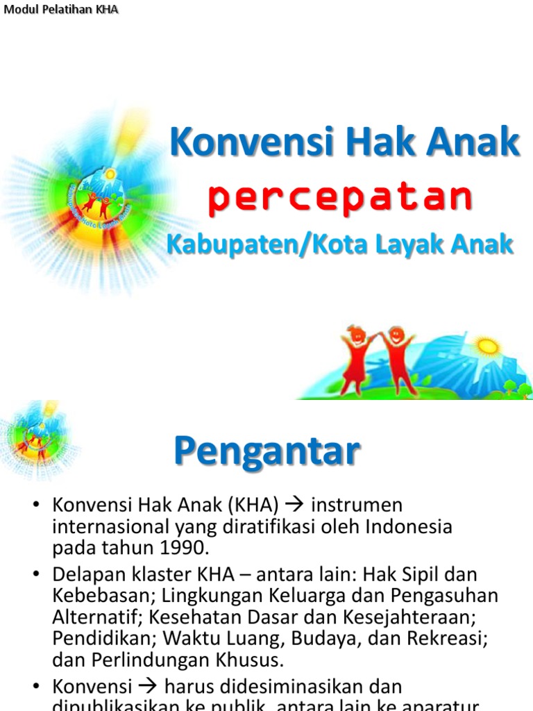 Modul Konvensi Hak Anak | PDF