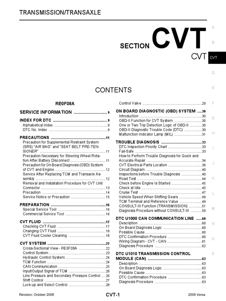 CVT PDF | PDF | Transmission (Mechanics) | Land Vehicles