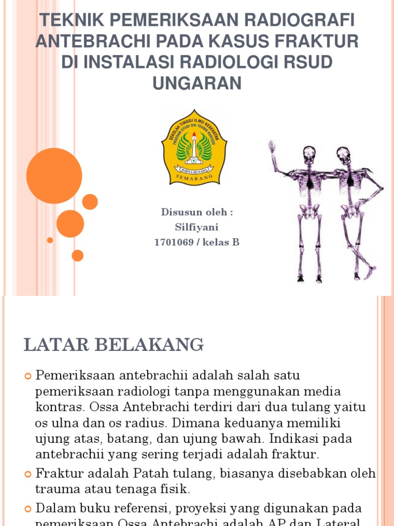 Pemeriksaan Radiografi Antebrachii | PDF