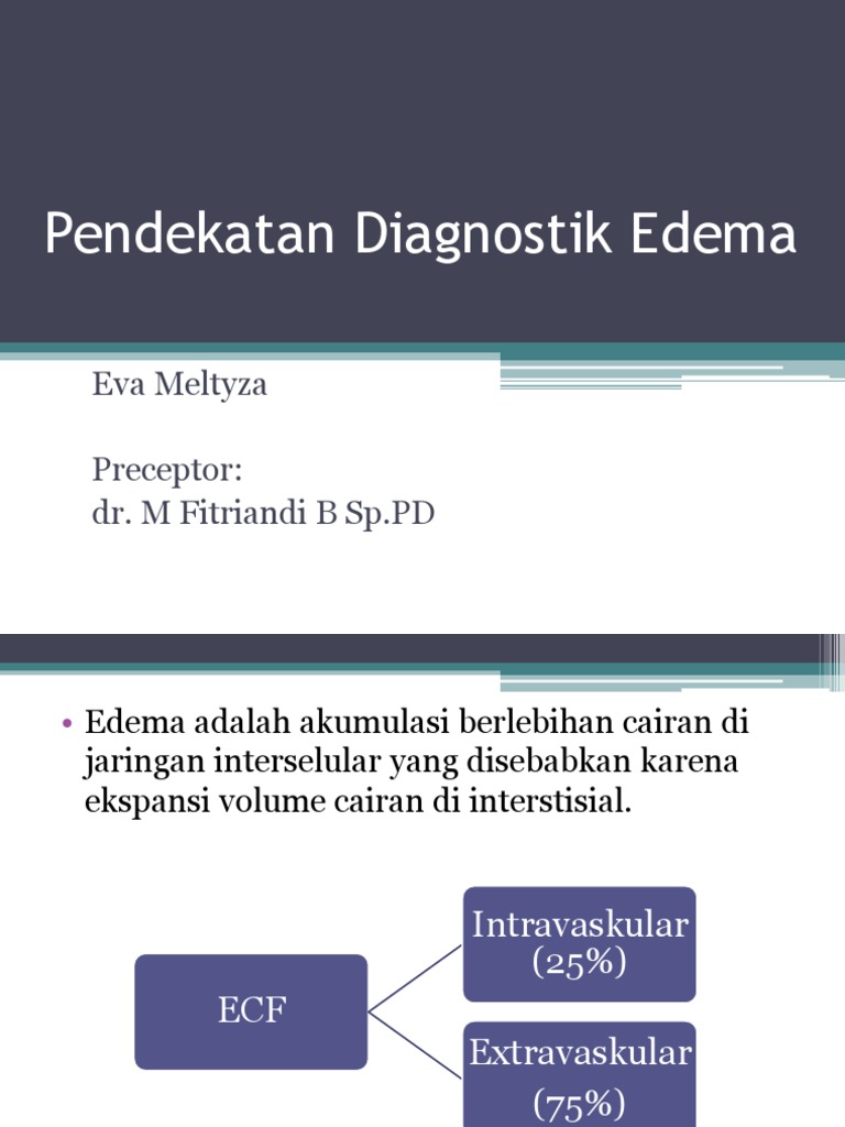 Diagnostik dan Klasifikasi Edema | PDF