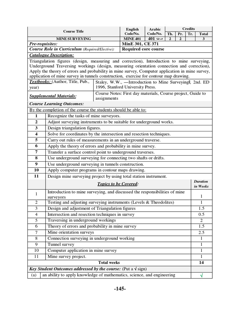 Mine Surveying | PDF | Surveying | Engineering