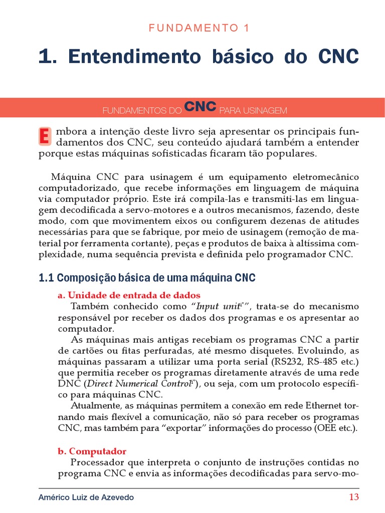 Fundamento1-Fundamentos Do CNC para Usinagem | PDF | Máquina-ferramenta ...