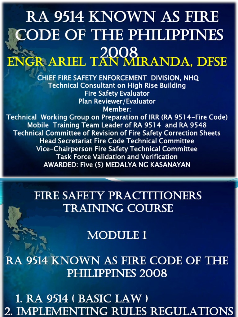 40 HR Training Guide For Fire Safety Inspector and Practitioner PDF | Download Free PDF | Fire ...