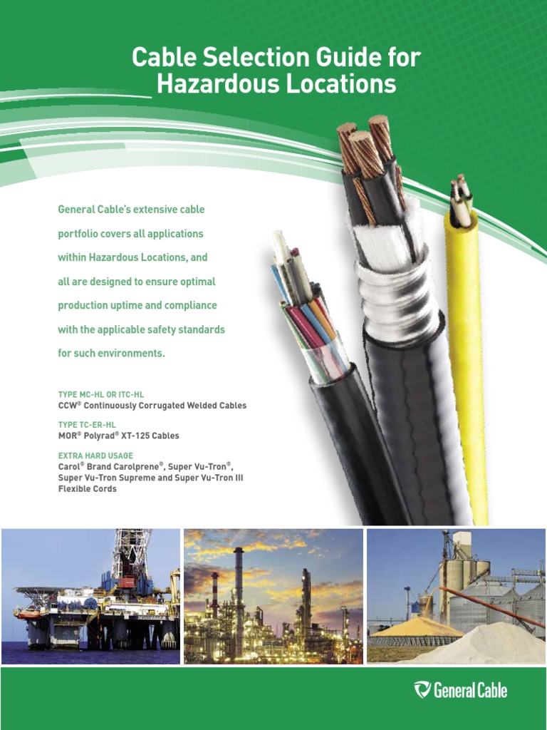 CableSelectionGuideforHazardousLocations WEB | PDF | Electrical Wiring ...