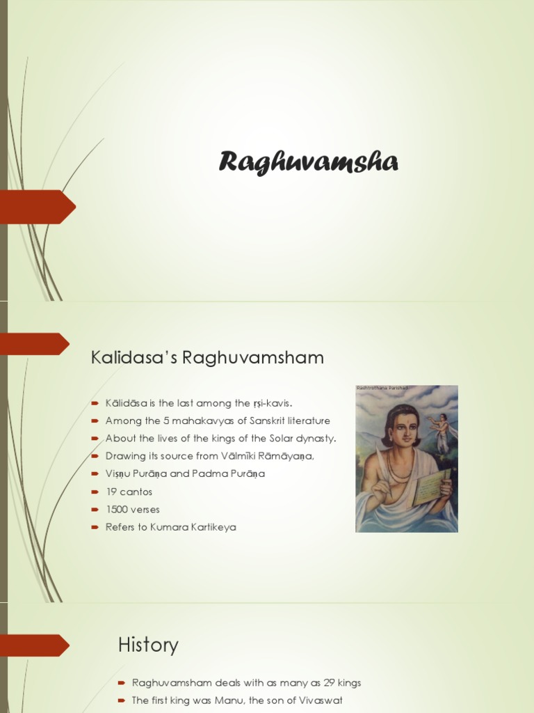 Raghuvamsha | PDF | Rama | Sita